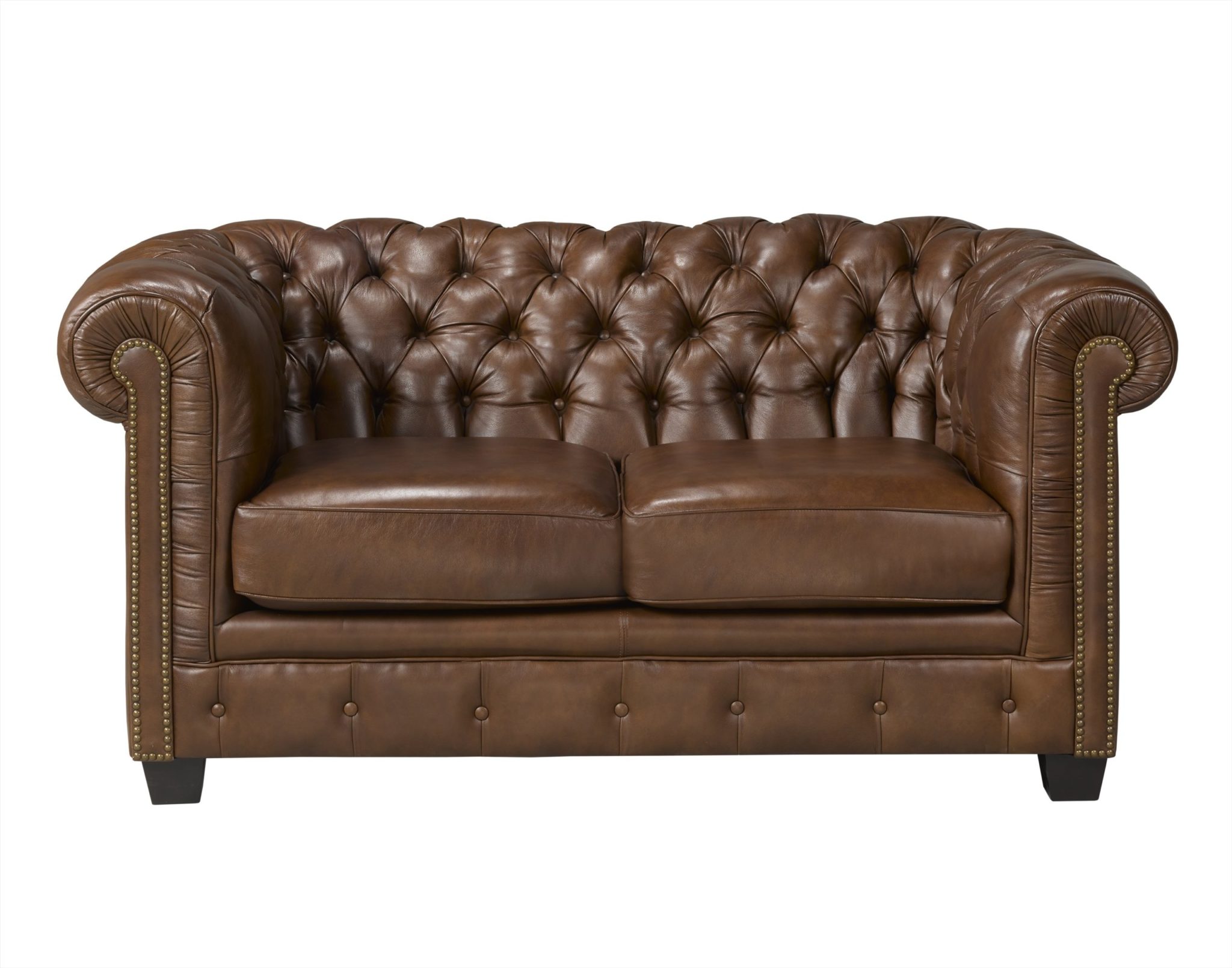 Theo 100% Leather Living Room - Brown - Arrow Furniture
