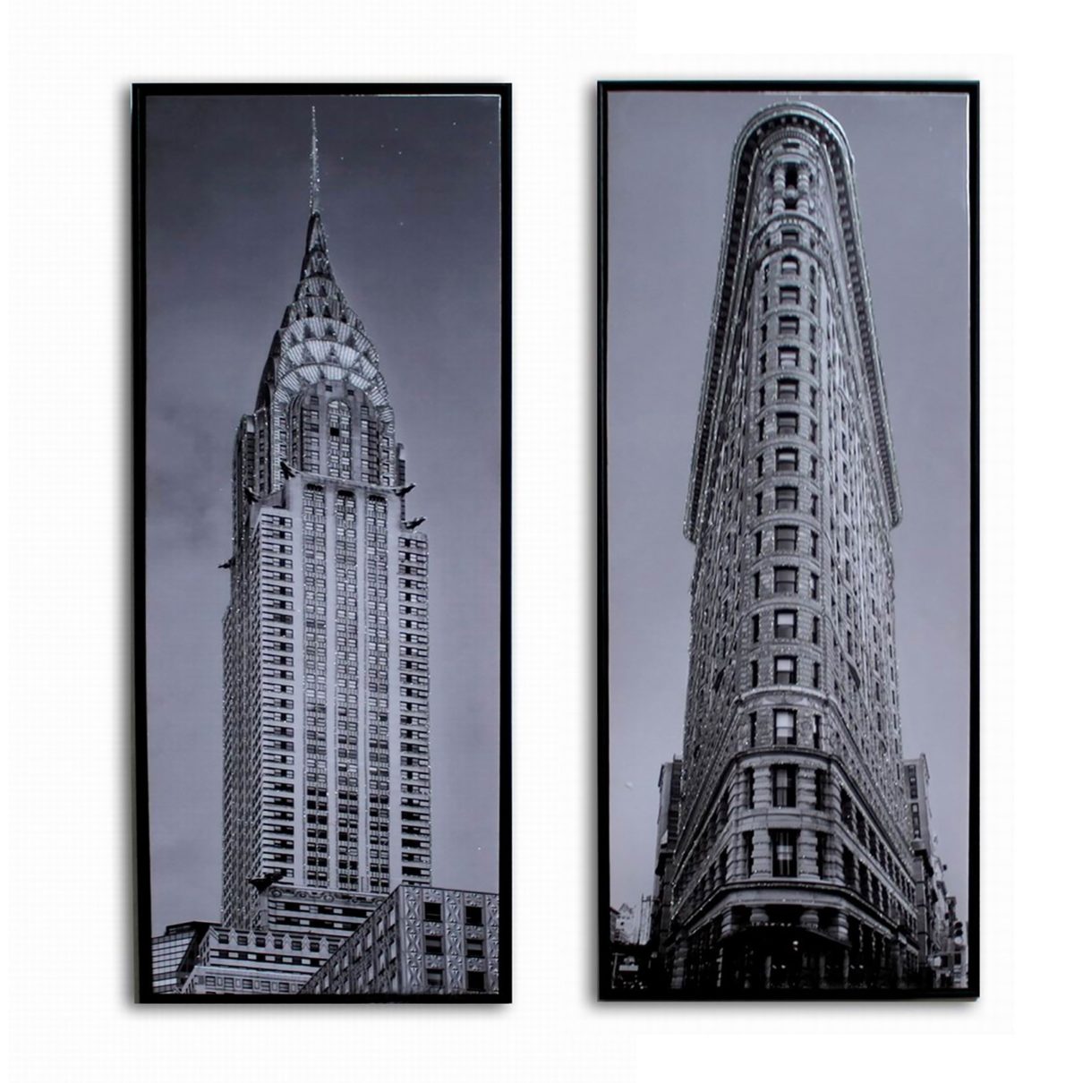 2 PIECE HI-GLOSS BUILDING PICTURES - Arrow Furniture