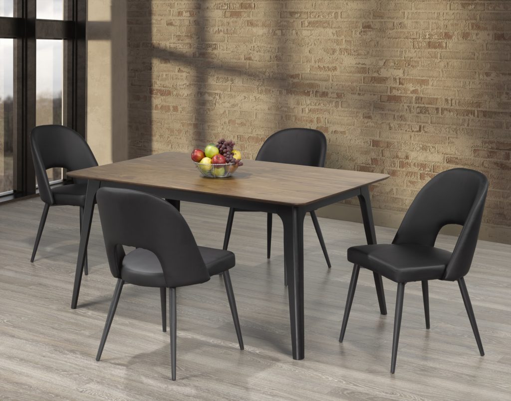 5 Pc Package: Dining Table and 4 Side Chairs - Arrow Furniture