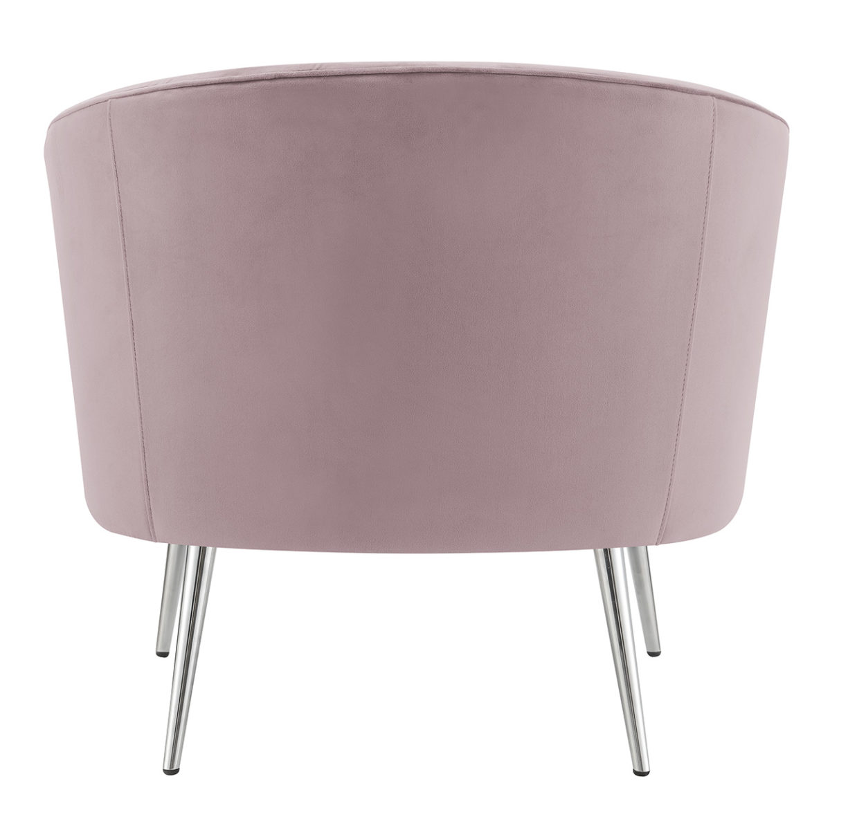 Modern Vertically Tufted Pink Accent Chair - Arrow Furniture