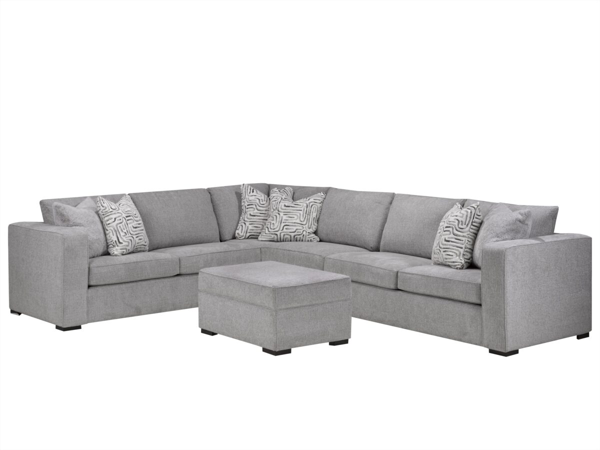 Jasper Sectional - Grey - Arrow Furniture