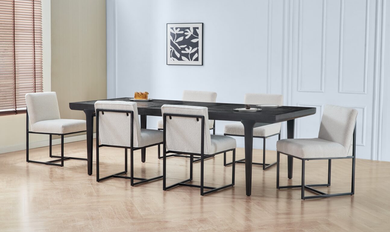 Blaze Dining Room - Charcoal - Arrow Furniture